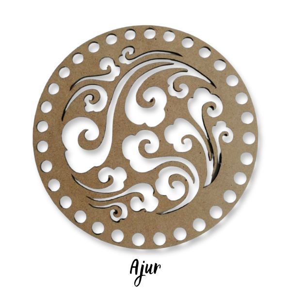 Tapa Labrada Circular(ajur) 15 cm - Coto Trapillo